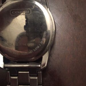 Coach | Jewelry | Pink And Sterling Silver Coach Watch | Poshmark
